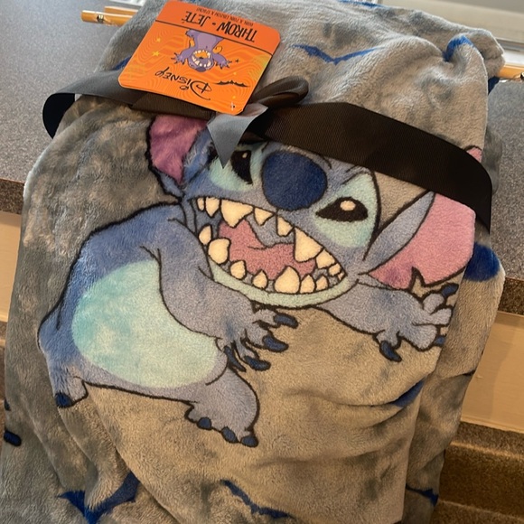 Disney | Bedding | Disney Stitch Halloween Bat Throw | Poshmark